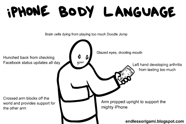 iPhone Body Language : r/webcomics