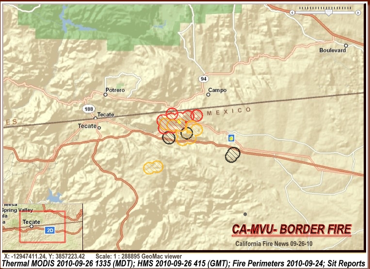CFN - CALIFORNIA FIRE NEWS - CAL FIRE NEWS : CA-MVU- Border #WildFire # ...
