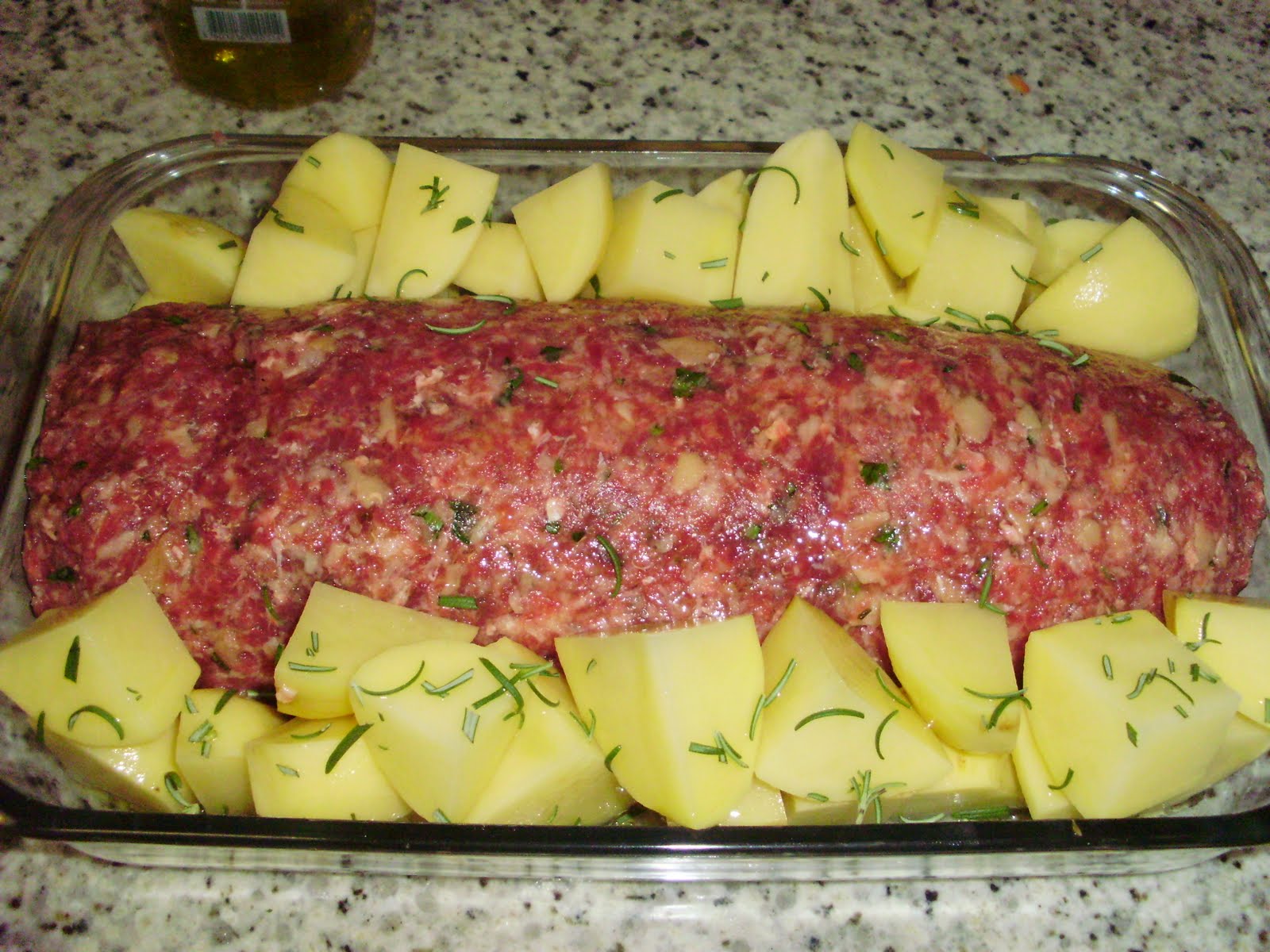 Comida Bonita: Rocambole de carne moida