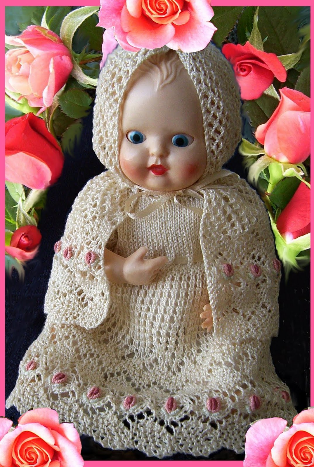 ROSEBUD* baby doll 6" in my Beverley pattern
