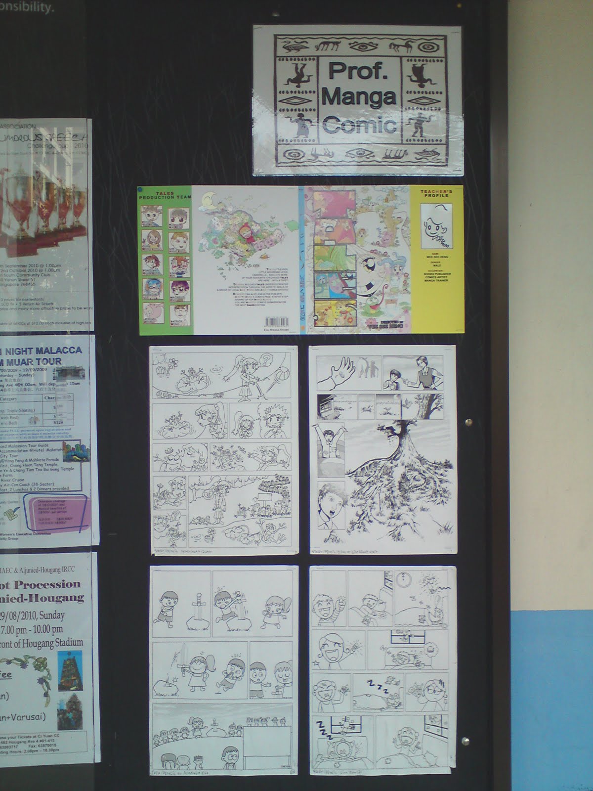EGG MANGA STUDIO: My Manga Class Notice Board with TALES Comics！