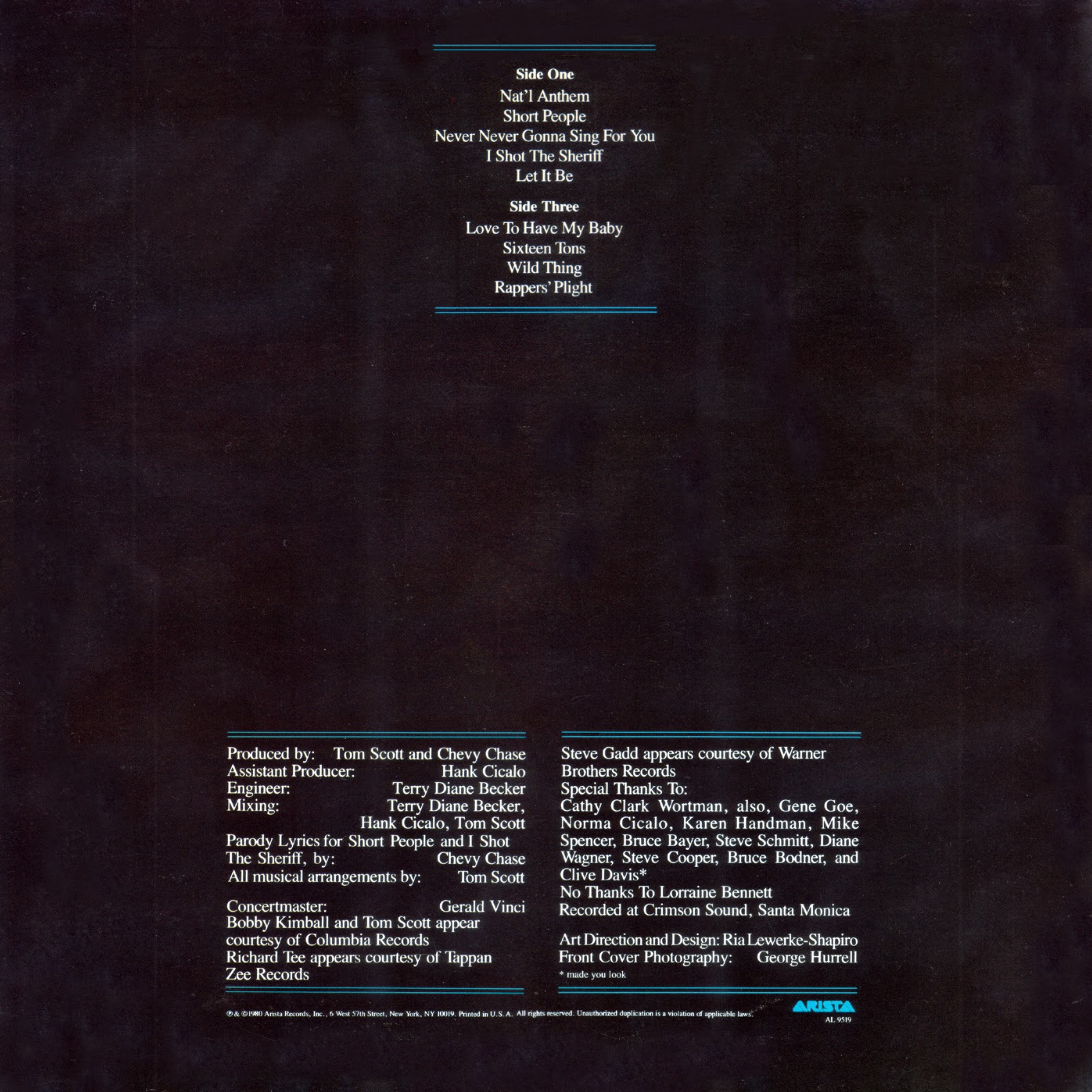 I Got Your Back!: Chevy Chase - Chevy Chase 1980