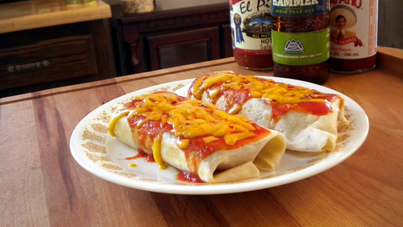 Cooking for Zo: Wet Bean Burritos