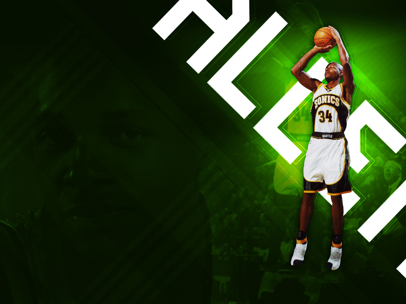 Top NBA Wallpapers: Ray Allen Dunk Wallpapers