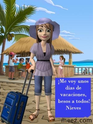 El trolley de Nieves: ¡ME VOY DE VACACIONES A LA PLAYA!