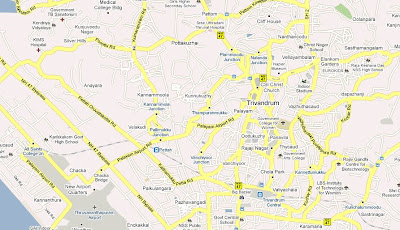 Trivandrum Map | Trivandrum Thiruvananthapuram Kerala News, Events ...