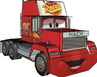 My best paper craft model collections: Disney/Pixar's CARS