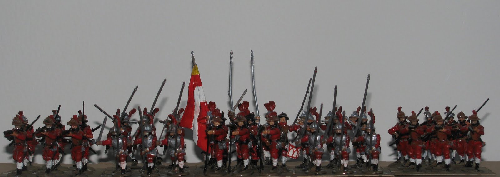 Franks Toy Soldiers: Austrian Pike and Shot Infantry Ready For Action