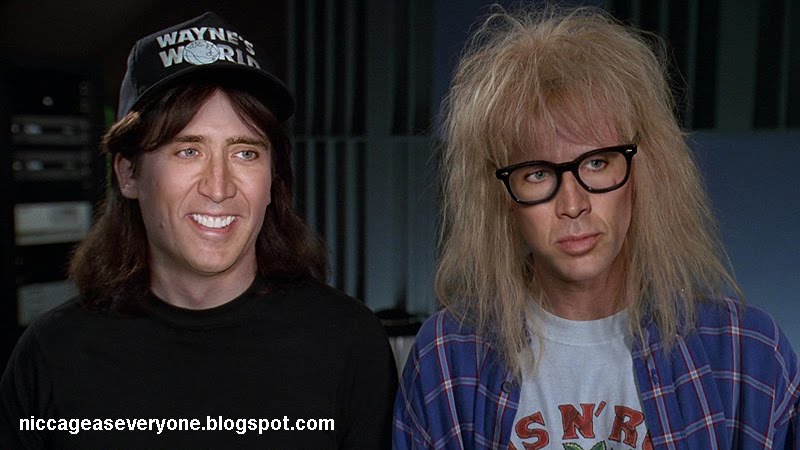 Happiness is...: Nic Cage as everyone