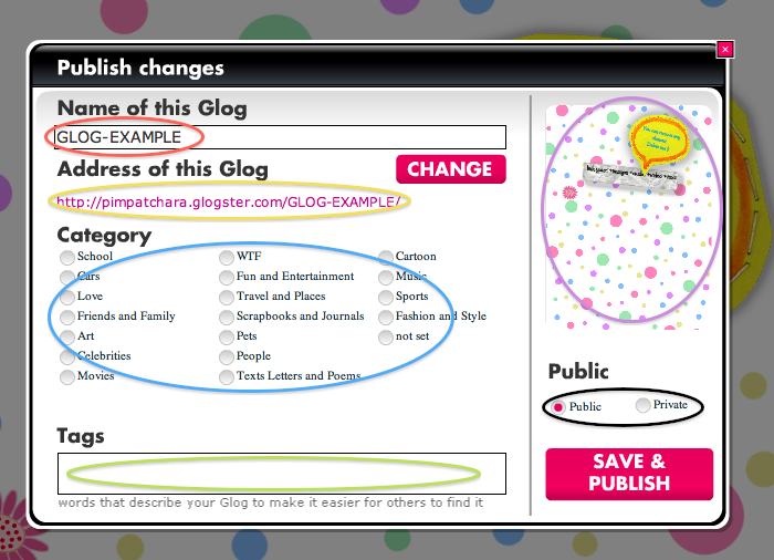 GLOGSTER HELPER: How to: Create New GLOG