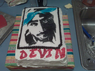 Something Sweet.... cakes, etc.: Tupac cake