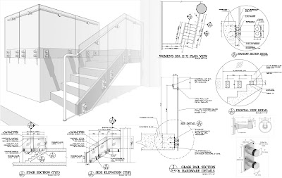 3d-cadshopdrawings: Standoff Details - 3D SHOP DRAWING