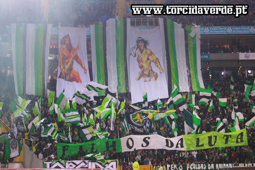 Claques de Portugal: Torcida Verde no derby.