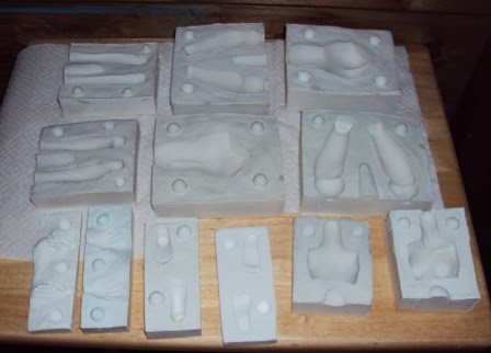 Angels by Noemi my Creations: Almost Done with the First Set of Plaster ...