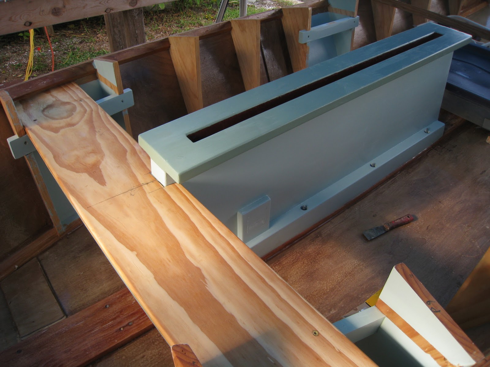 Building a Chesapeake Bay Crabbing Skiff: Centerboard Trunk Done ...