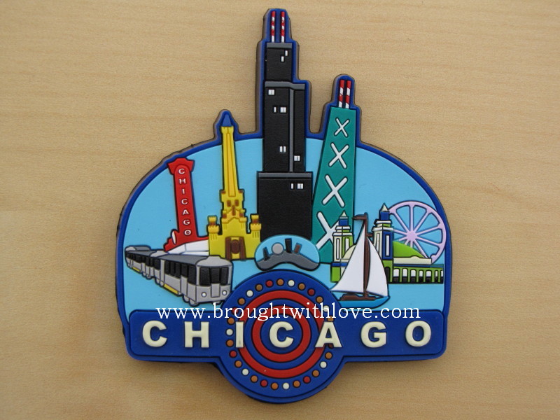 Brought to you with L.O.V.E: Chicago fridge magnets.