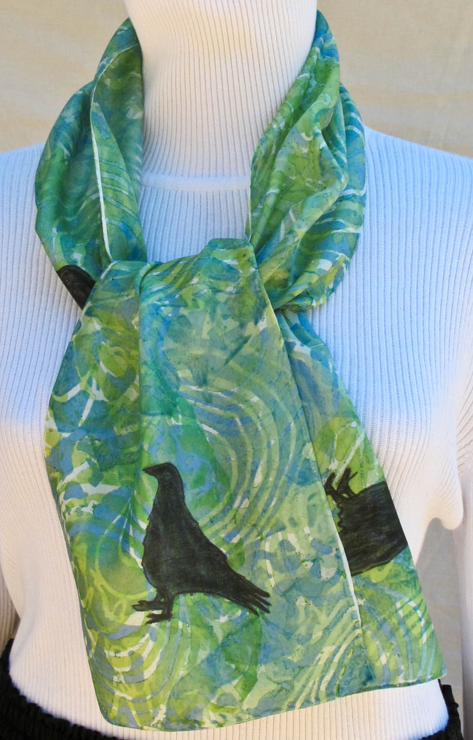 Linda Marcille, Fine Art ~ Crow House Studio: Hand Screen Printed Silk ...