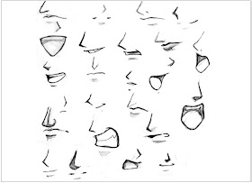 ANIME!!!: COMO DIBUJAR NARICES Y BOCAS EN FORMA ANIME!!!