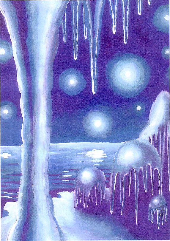 My drawings and pintings of winter
