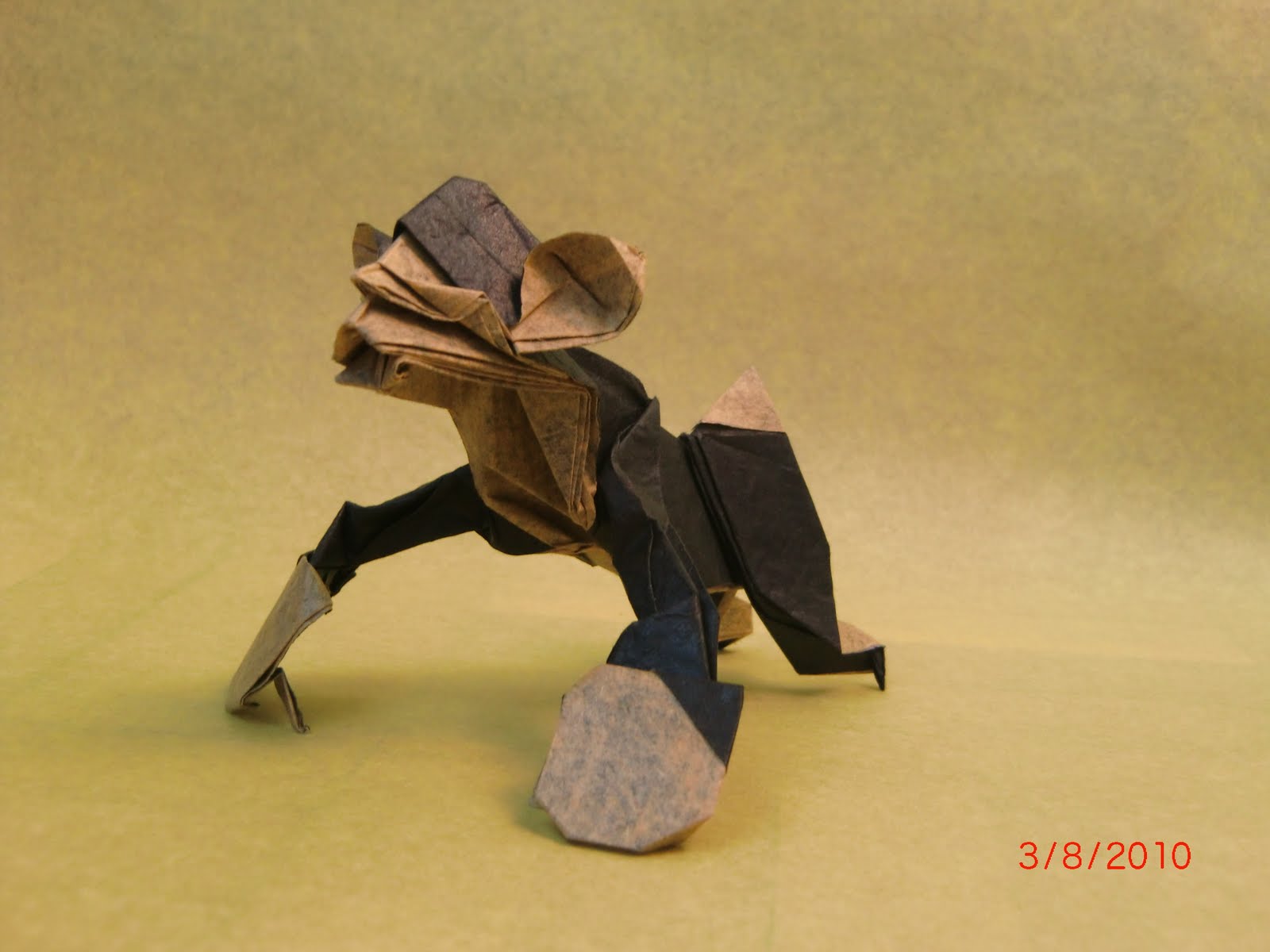 Chimpancé de Tanaka Masashi ~ El Plegadero ORIGAMI