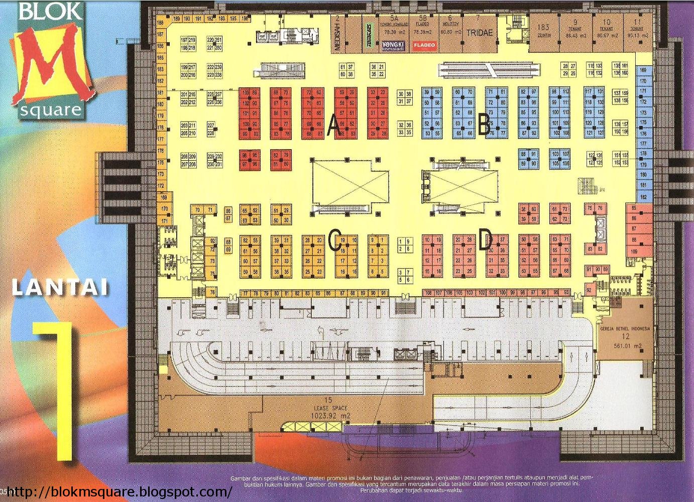 Blok M Square: Lantai UG Blok M Square