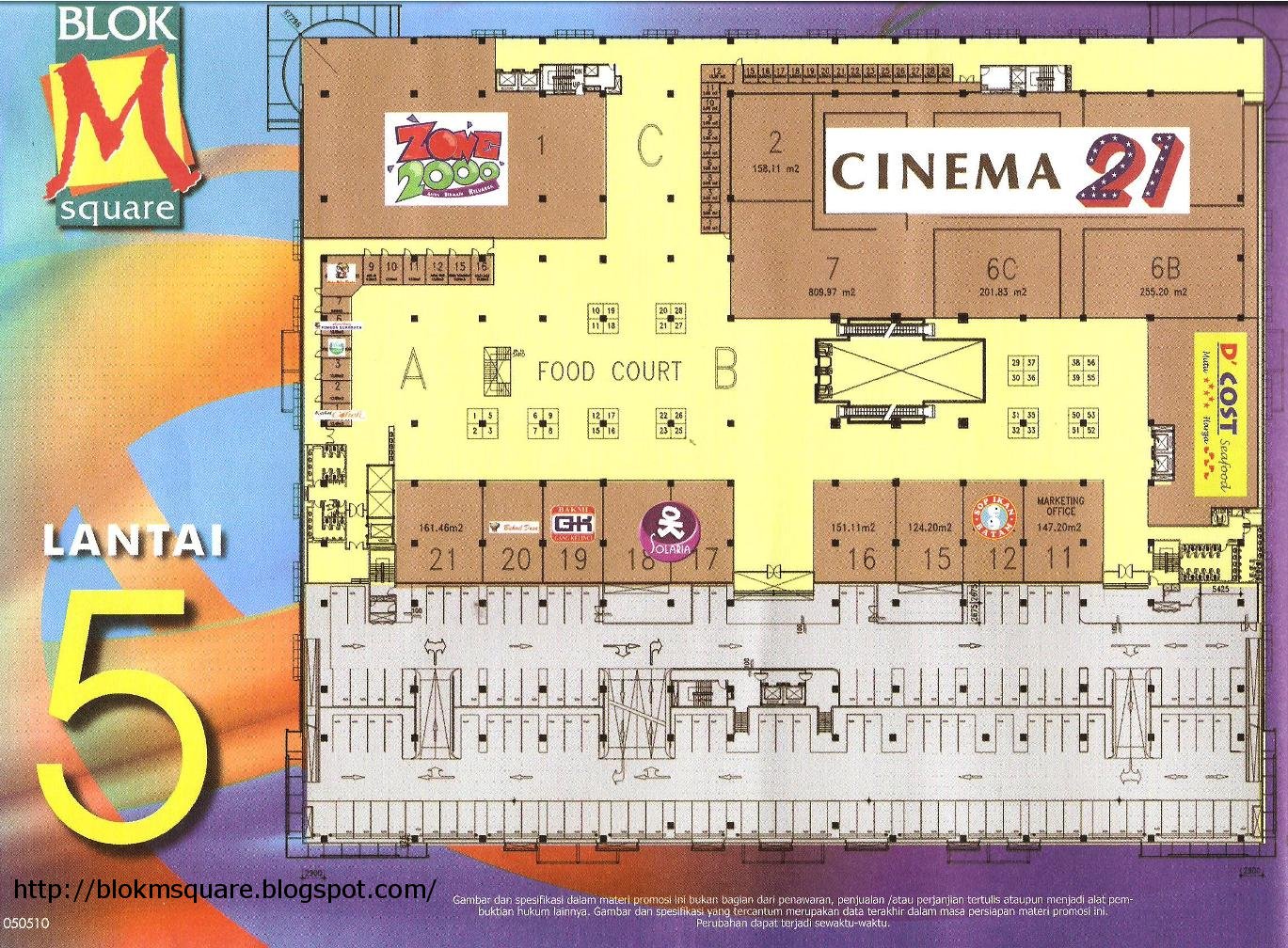 Blok M Square: Lantai 1 Blok M Square