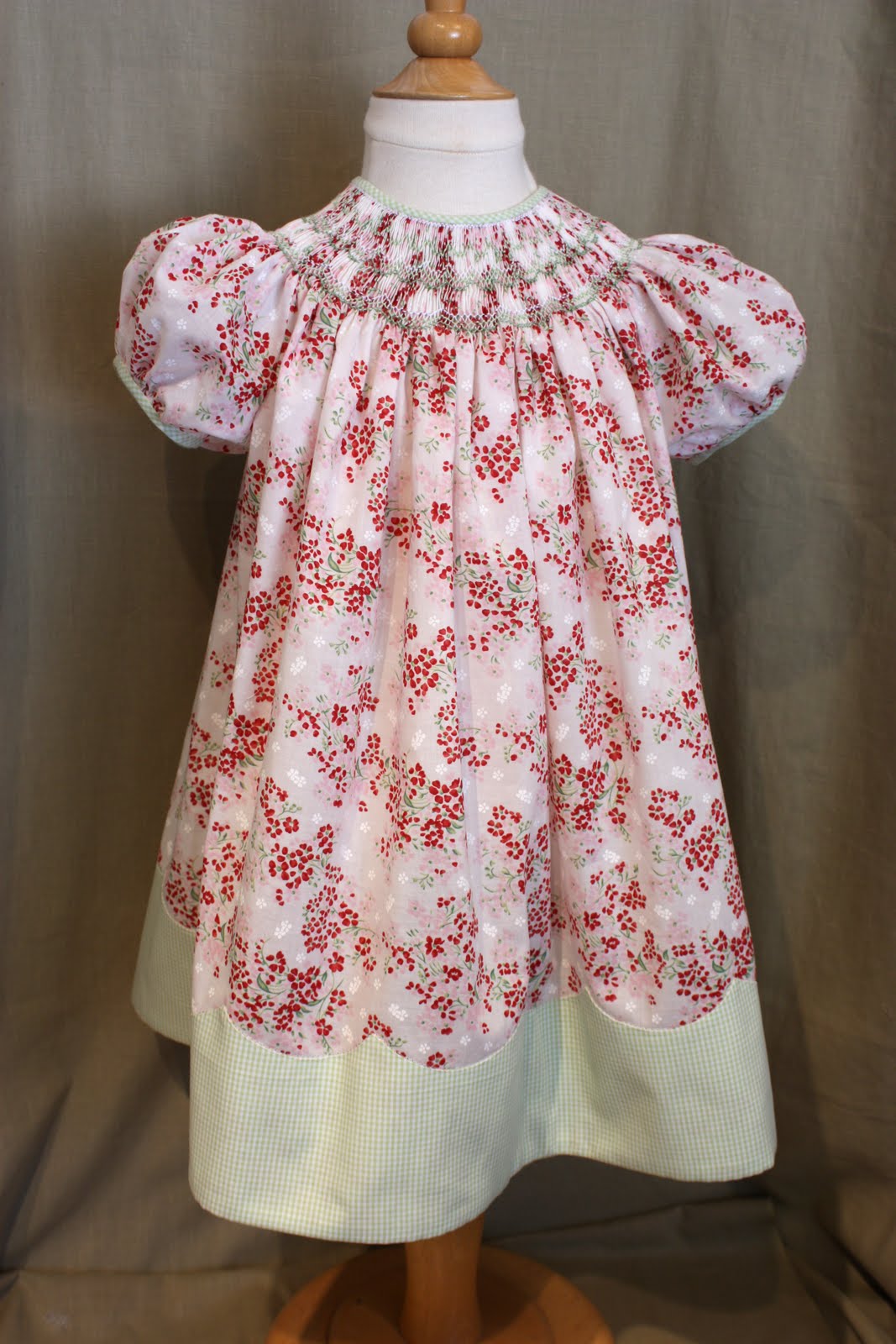 Creations By Michie` Blog: Bishop Dress with Madeira Hem