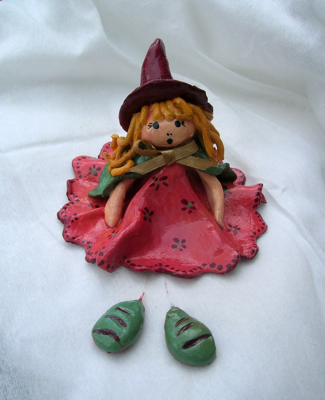 fra Fimo e Arte: BAMBOLINE,SPOSINI ED ORSETTI REALIZZATI IN PASTA DI MAIS