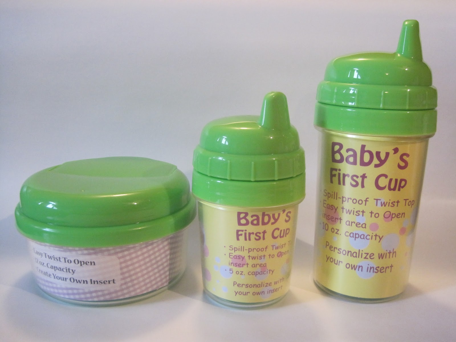 Crafts and Crap: Personalized Sippy Cups & Snack Container