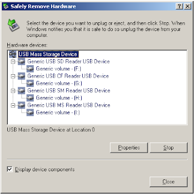 The PC Tech Blog: Missing 'Safely Remove Hardware' Icon