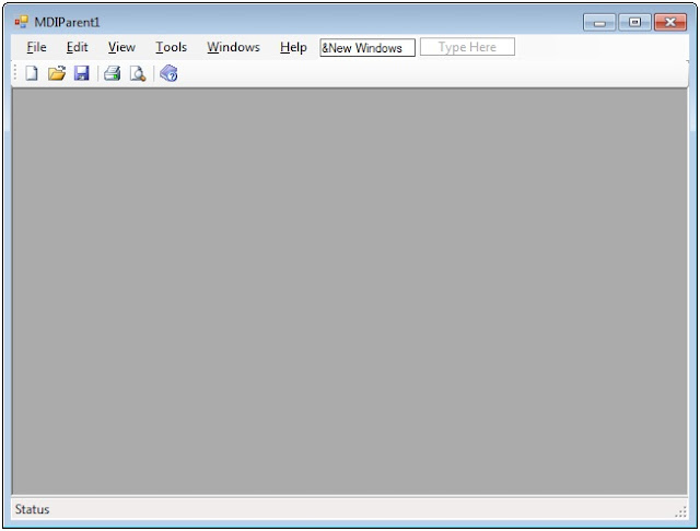 Visual Basic's Story: Membuat MDI Parent