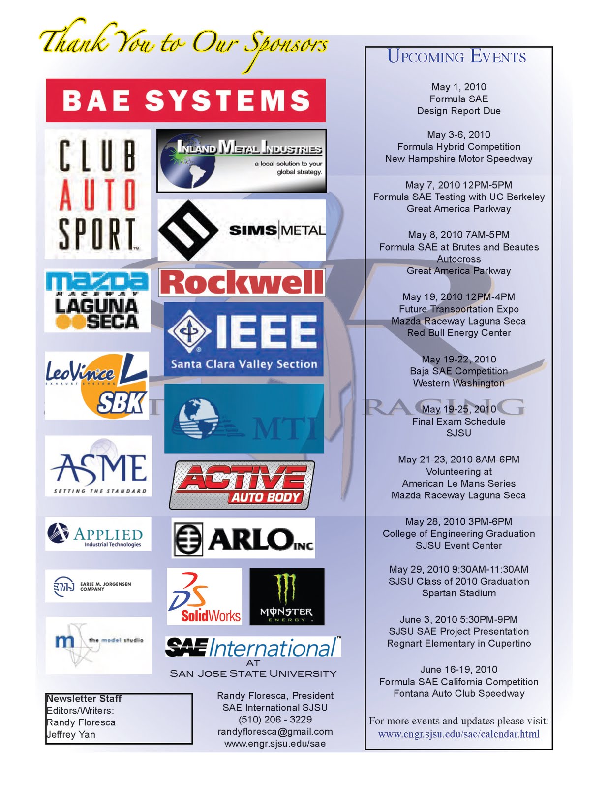 SAE International at San Jose State University