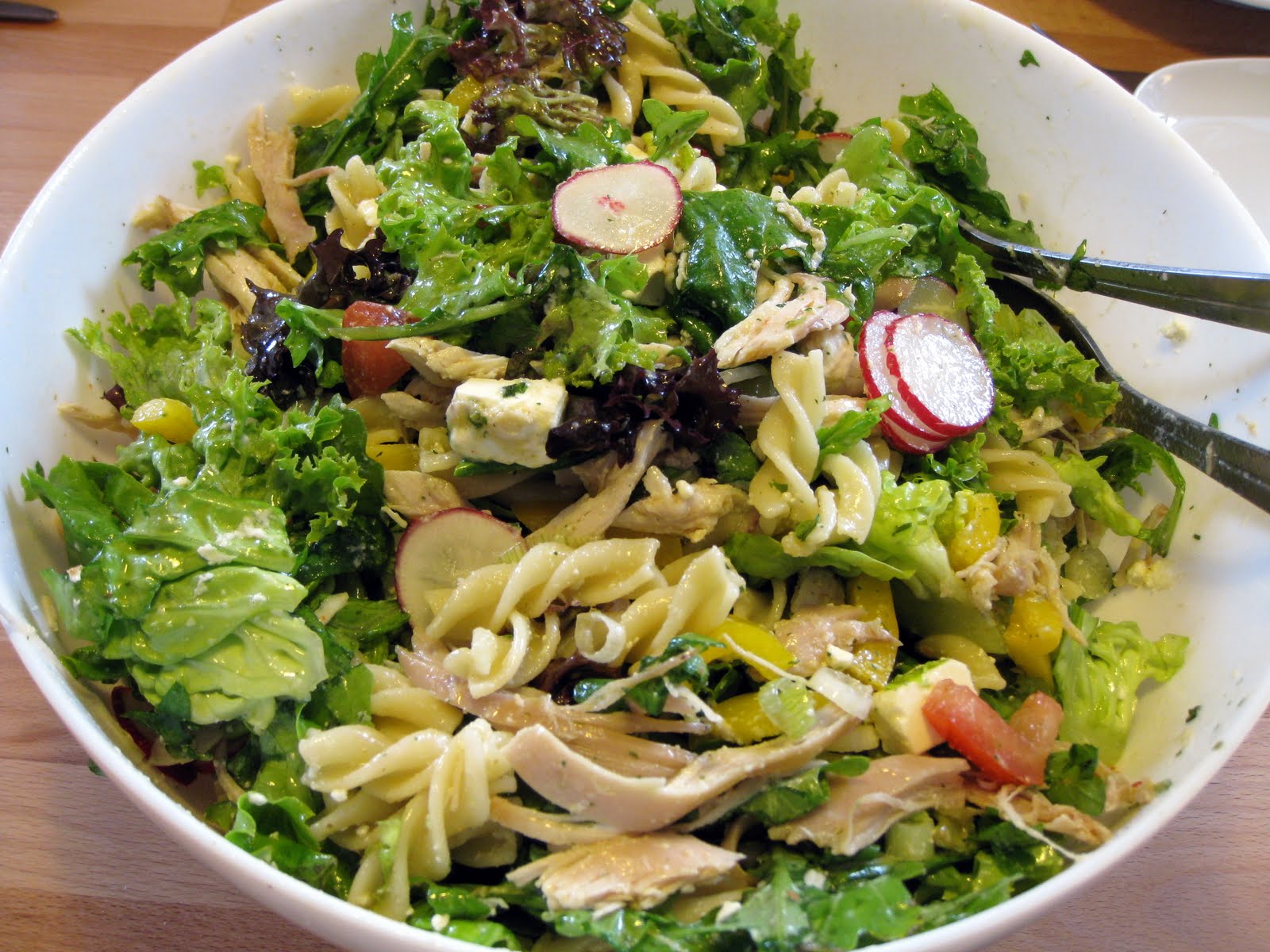 Café Lemonia: Kyllingsalat.