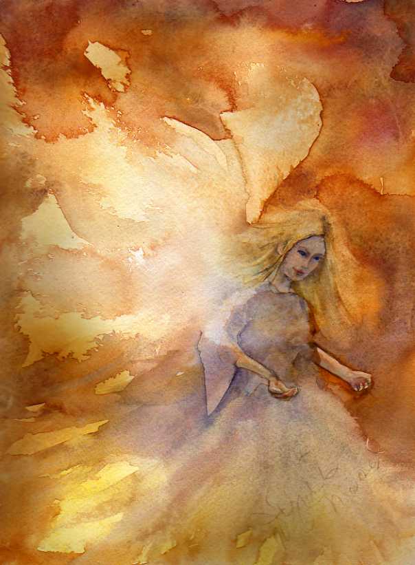 Watercolor Paintings by jdmstudios: Angels Among Us