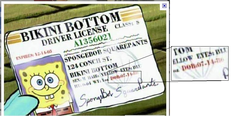 Stomr: Spongebob’s birthday is July 14, 1986