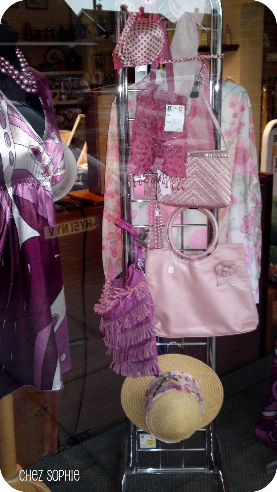 Chez Sophie: Pink Window Display