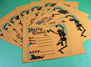 She's Batty Designs: Freaky Friday Feature: Halloween Invitations