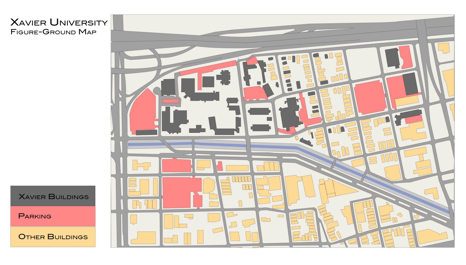 Saint Xavier University Campus Map - Map
