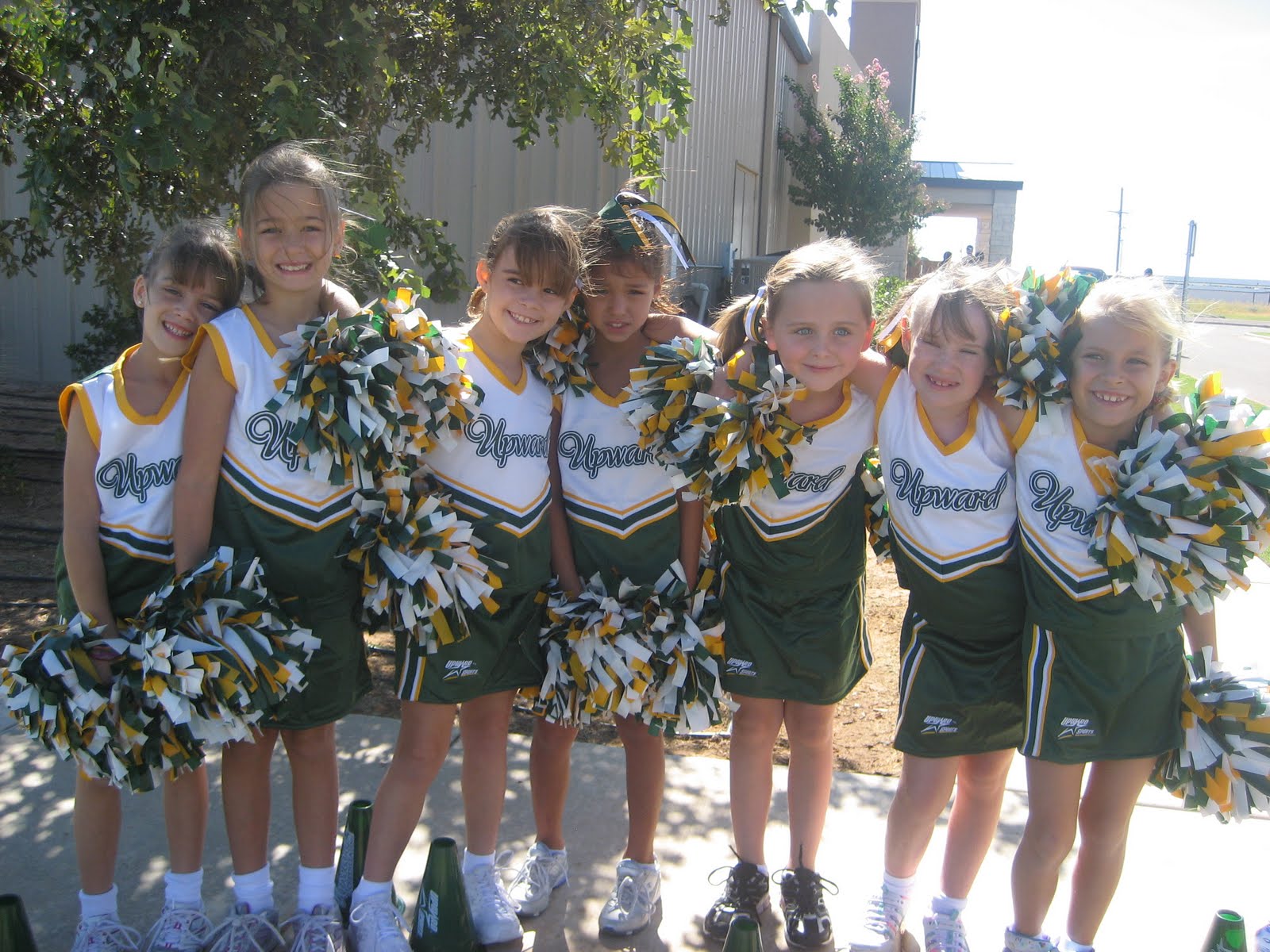 Going Green - The Green's Life: Upward Cheerleading