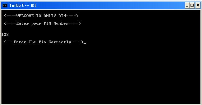 Buy Projects Codes: ATM MACHINE IN C++