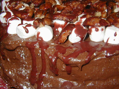 Year on the Grill: HEAVENLY HASH CAKE - A Chocolate Pecan Cake with ...