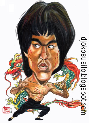 cartoon djokosusilo: Bruce Lee