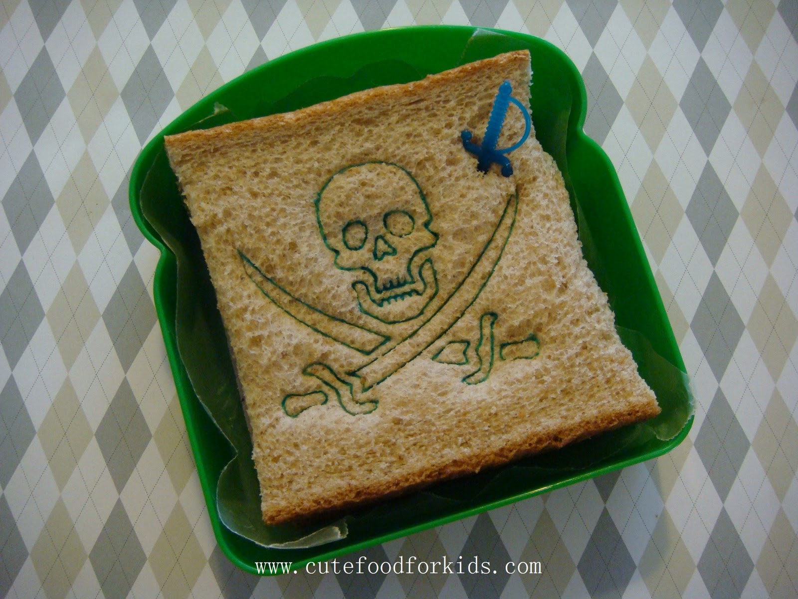 Cute Food For Kids?: Pirate Sandwich
