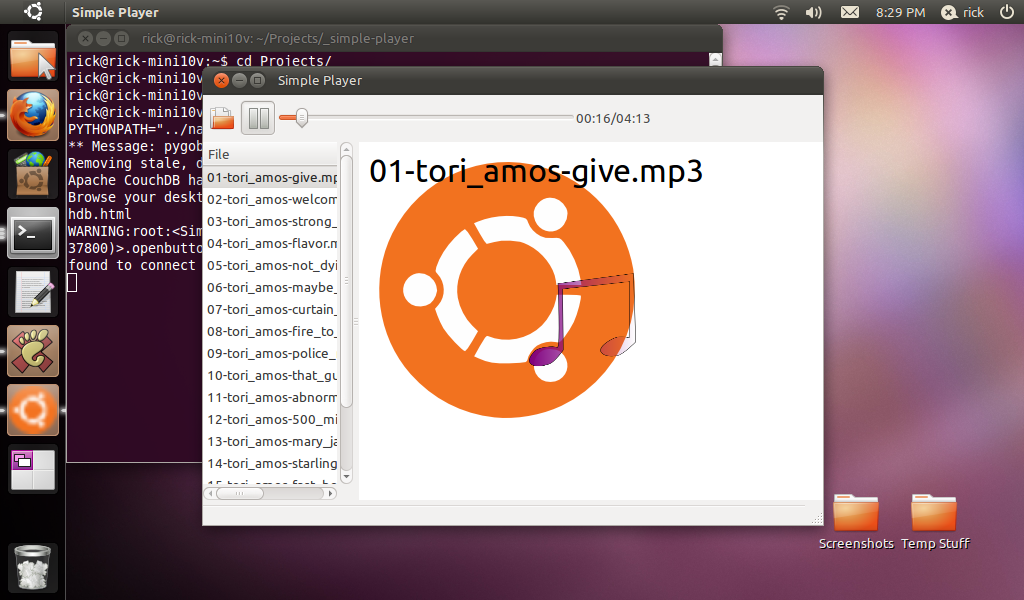 The Raving Rick: Quickly Tutorial for Natty: DIY Media Player
