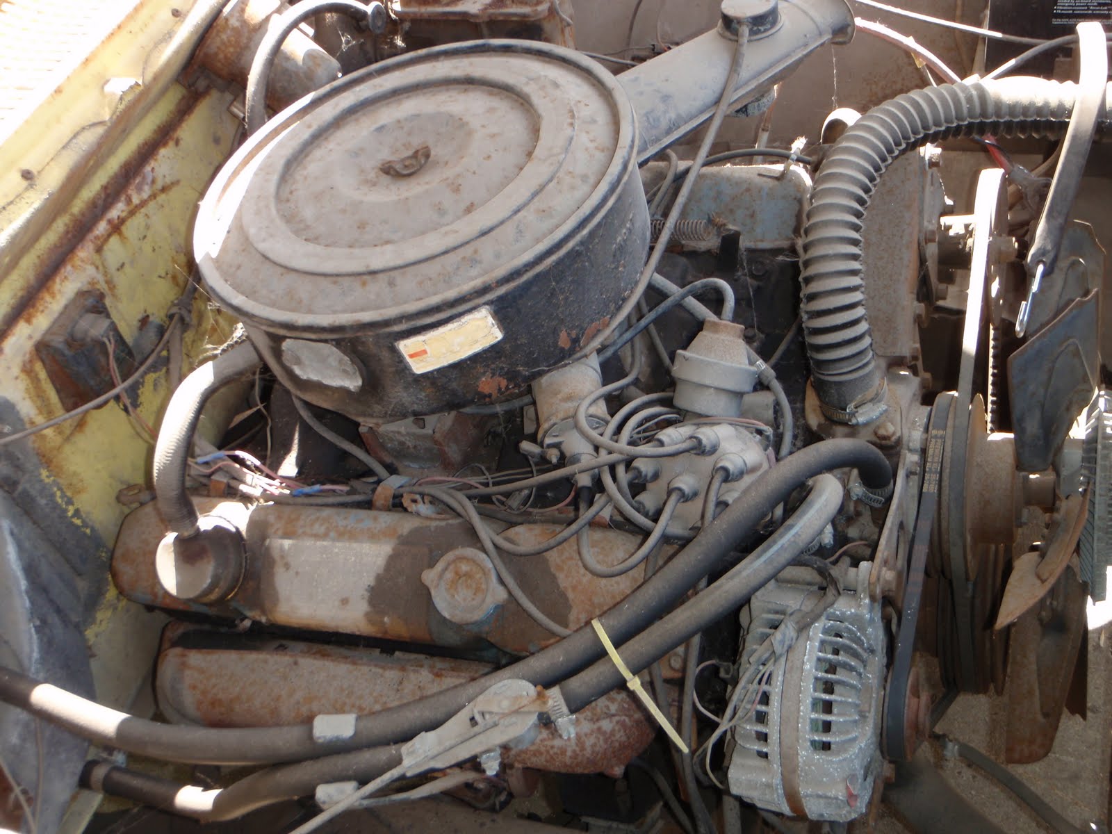 the cynical gearhead: Chrysler 400 big block spray can rebuild