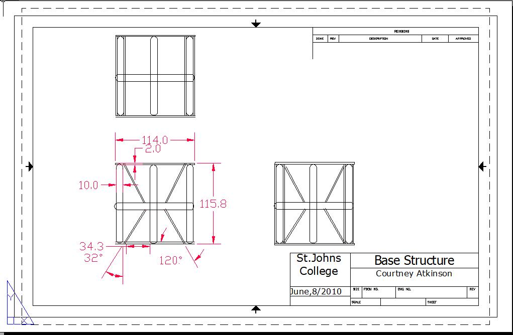Technological Design: Tower Crane Final Drawings