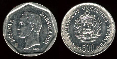 MONEDAS DE VENEZUELA: MONEDAS
