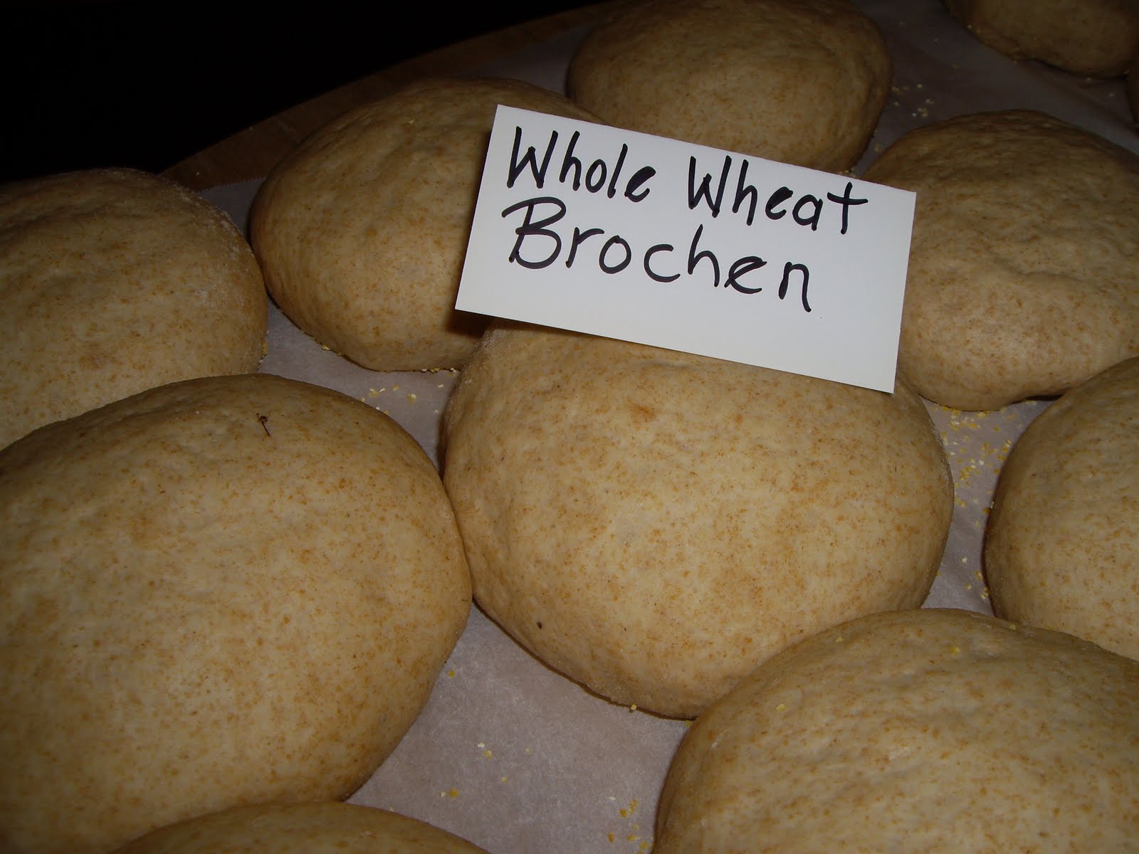 Lisa's Lovin' Loaves: Brochen, but Whole Wheat