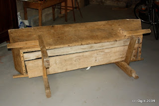 Restauration d'un vieux pétrin - Préparation au traitement