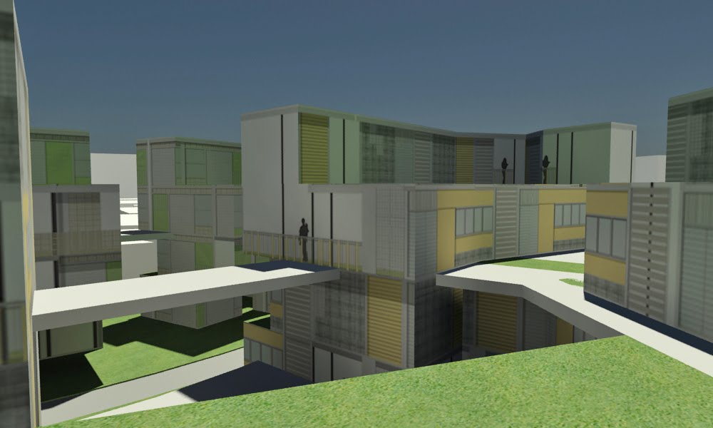 Hafiz Amirrol: Industri Dalam - Massing and Layout Studies